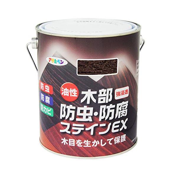 ダークオーク/1.6L/_・Color:ダークオークSize:1.6L・パッケージ個数:1・防虫・防腐・防カビのある屋外木部専用塗料です。・木部に深く浸透し、塗装面はヒビワレやハガレの心配がありません。・素材の風合いを生かしたシックなツヤ消...
