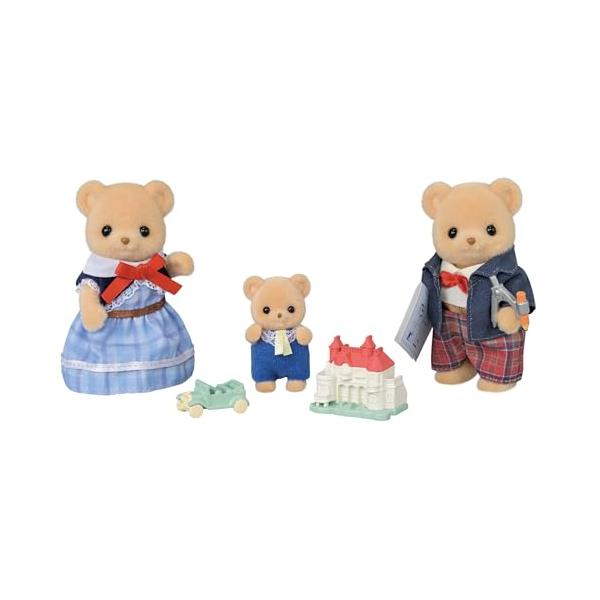 ビスケットクマ・Style:ビスケットクマPatternName:ファミリー・ふわふわの毛が特徴のかわいいビスケットクマです・(C) EPOCH