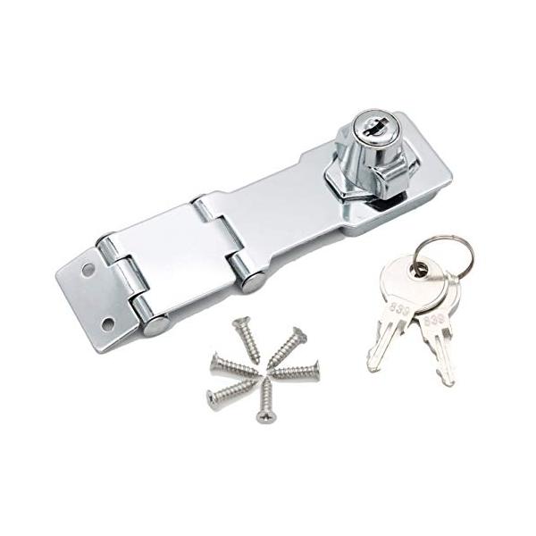 南京錠lock 3lnch Hinge/-/-・Color:lock 3lnch Hinge・パッケージ個数:1・ロックの適用：ダブルヒンジは設計されています。屋内および屋外用。キャビネット、住宅用ゲート、フェンス、倉庫、工具箱などに最適・...