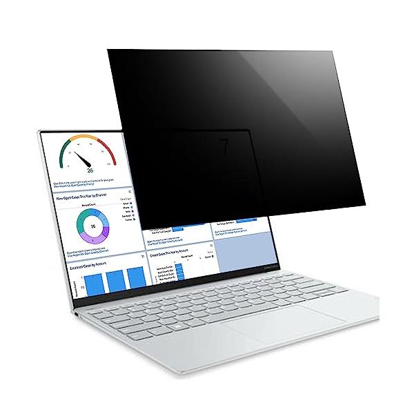 -/13.3インチ 16:10/-・Size:13.3インチ 16:10・覗き見防止画面の正面を中心に60°より外の角度からは画面が真っ黒に見えますので、プライバシーが守られます。商品寸法 : W286×H179mm・ブルーライトカットブル...