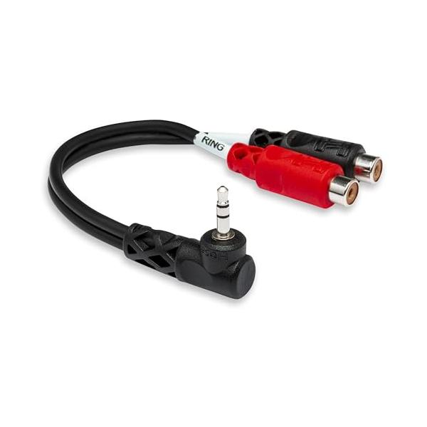 ブラック/-/YRA167・パッケージ個数:1・ホサ・L型ステレオミニ（3.5mm TRS）とRCAメス×2を採用した変換ケーブルです。ステレオの信号をRCAメスのLRに変換する事が可能です。デジタルオーディオプレイヤーやパソコンのオーディ...