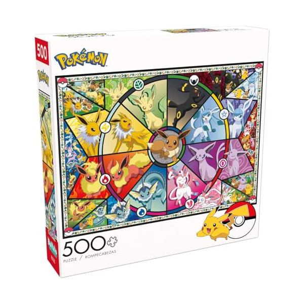 Eevee's ステンドグラスマルチ/500/3352・Style:Eevee's ステンドグラス・パッケージ個数:1・500ピースのジグソーパズル。・完成時のサイズは21.25インチ ×15インチです。・パズルの組み立てに役立つフルカラー...