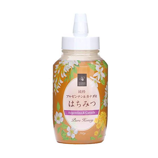 パッケージ個数:1・内容量:720g・原材料:はちみつ(アルゼンチン産、カナダ産)・商品サイズ(高さx奥行x幅):187mmx80mmx80mm・原産国:アルゼンチン、カナダ・ブラント名: 日新蜂蜜