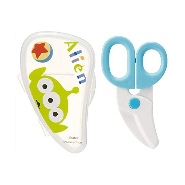 キッチンはさみエイリアン/18×3×2cm/BFC1-A・Color:エイリアン・パッケージ個数:1・サイズ:ハサミ＝約8×11.3cm ケース＝約8×12.7cm・素材・材質:ハサミ本体＝ABS樹脂 ハンドル＝エラストマー樹脂 ケース＝ポ...