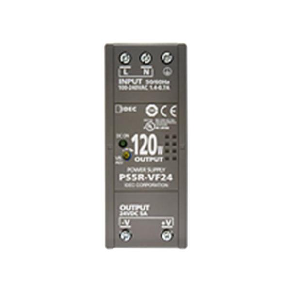 120W・24V-/-/PS5R-VF24・Style:120W・24V・パッケージ個数:1・シリーズ : PS5R-V形スイッチングパワーサプライ・RoHS対応状況 : 非含有・種類から選ぶ : スイッチングパワーサプライ・分類 : AC...