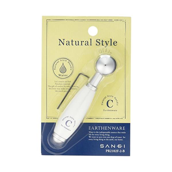 陶器レバー 水用ブルー/-/PR2102F-2-B・Style:陶器レバー 水用・パッケージ個数:1・カラー：ブルー・本体サイズ（約）：幅2.5×奥10.5×高さ3.4cm・重量（約）：160g・重量（約）：160g