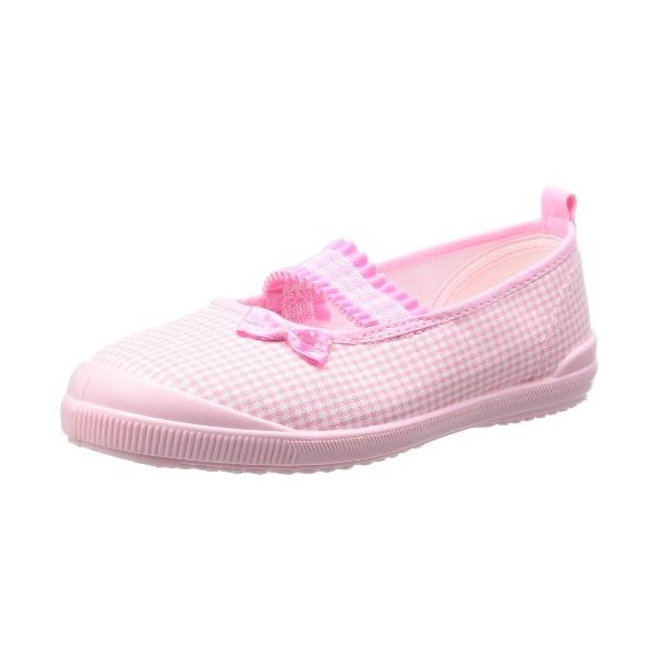 上履き キッズピンク/19.0 cm 2E/KD37141・Size:19.0 cm 2EColor:ピンク・パッケージ個数:1・綿・リボン付き