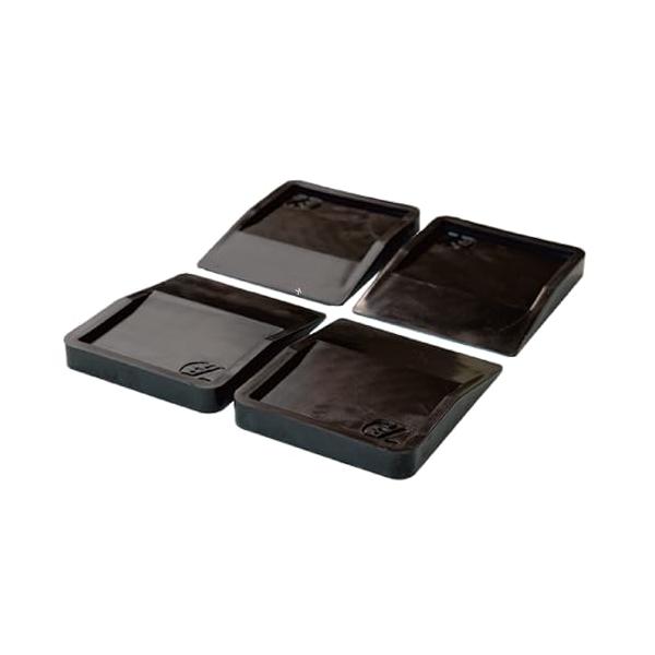 パッケージ個数:4・冷蔵庫下のキズ・凹み防止に脚のキャスター部分で床にキズやへこみがつくことがあります。TFi-7015をすることで、キズやへこみから床を守ることができます。・地震時の移動も抑えるゴムでできているので、地震時に滑り止めとして...