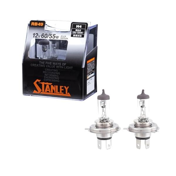 2個入りクリア/-/RB49・パッケージ個数:1・定格  12V60/65W   クリア (br)●タイプ  H4 (br)●色温度  3200K