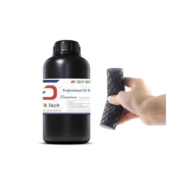 オブシディアンブラック/-/Tenacious Black・Color:オブシディアンブラック・パッケージ個数:1・柔軟性の高いフレキシブルレジン SirayaTechTenaciousレジンはソフトタイプのフレキシブルレジンです。高い衝撃...