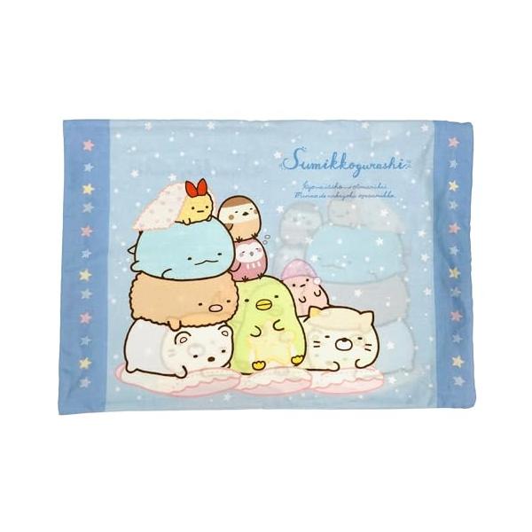 こども枕カバーサンエックス すみっコぐらし (おとまり会)/39×28cm/4621226・Color:サンエックス すみっコぐらし (おとまり会)PatternName:キャラクター・パッケージ個数:1・お好きなキャラクターと過ごせる、ロ...