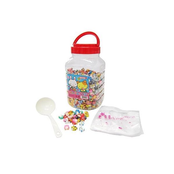 マルチカラー/-/B00JKG6XX8・パッケージ個数:1・サイズ:ボトル：高さ約21cm×幅約12.5cm×奥行約9.5cm/袋：縦約13cm×横約12cm・セット内容:消しゴム×1/袋×1/お玉×1・形: 円形  長方形  星型  ハート型