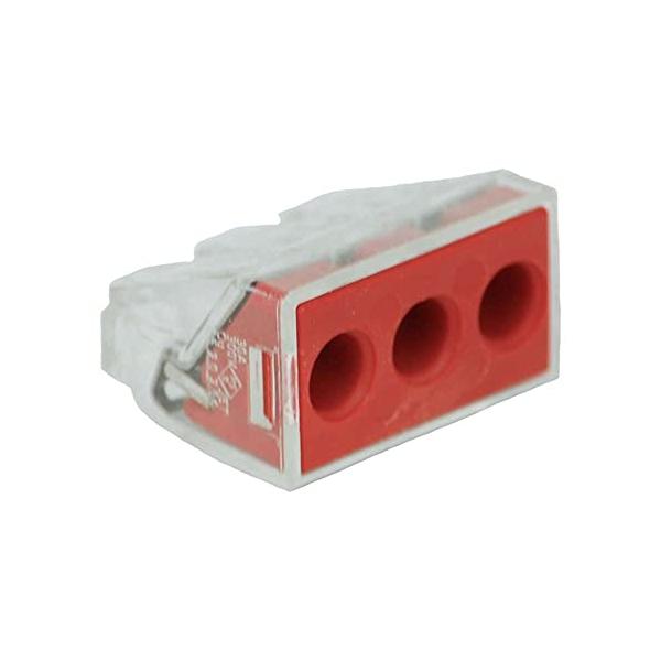 WGX-3Lレッド/-/773-173・Style:WGX-3L・パッケージ個数:1・カラー(フタ):レッド/ 差込線数:3本/ 特定電気用品定格:30A、300V・一般用途定格:41A、400V/ IV7本より線:5.5mm2/・適用電線...