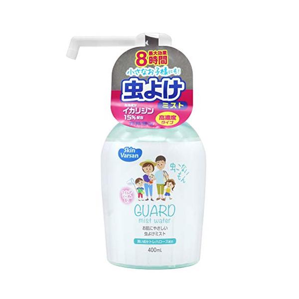 -/400ml/-・Size:400ml・パッケージ個数:1・商品サイズ (幅×奥行×高さ) :10.5x8x17cm・原産国:日本・内容量:400ml・虫よけ成分に「イカリジン」を配合。15%配合の高濃度タイプ