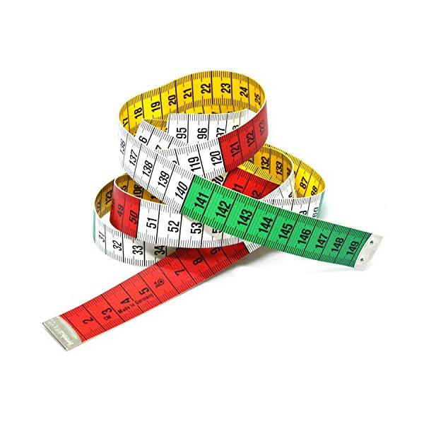 レインボー/150cm(両面)マルチカラー/長さ1.5 m/SDY2782・Size:長さ1.5 mStyle:レインボー/150cm(両面)・パッケージ個数:1・サイズ：巾19mm×メモリ長さ150cm（10cm毎に色分け）・テーラー屋さ...