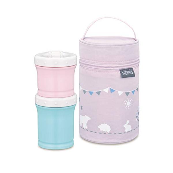 保冷ポーチ付き離乳食ケース NPE-240ピンク/W90×D90×H165mm/NPE-240-P・Style:保冷ポーチ付き離乳食ケース NPE-240Color:ピンク・パッケージ個数:1・離乳食の持ち運びに・製造国 中華人民共和国・セ...