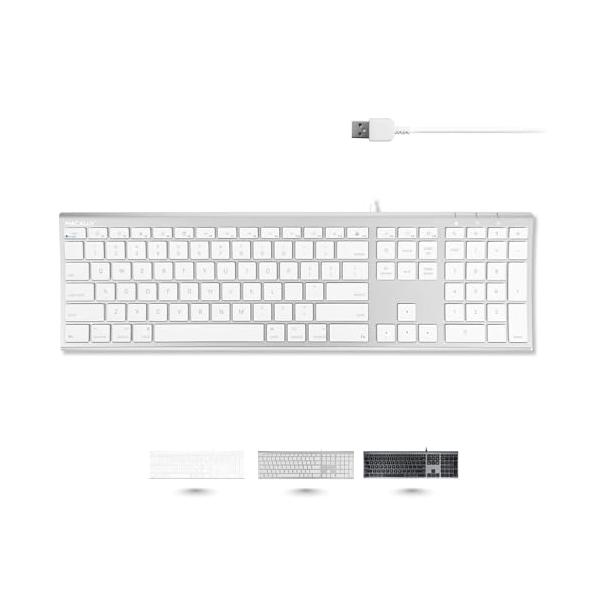 アルミシルバー/-/ACEKEYA・Color:アルミシルバー・パッケージ個数:1・・快適で効率的なタイピング体験のための110のフルサイズと薄いキー ・スムーズで静かなタイピングのためのシザースイッチキーキャップ・・Macアプリケーション...