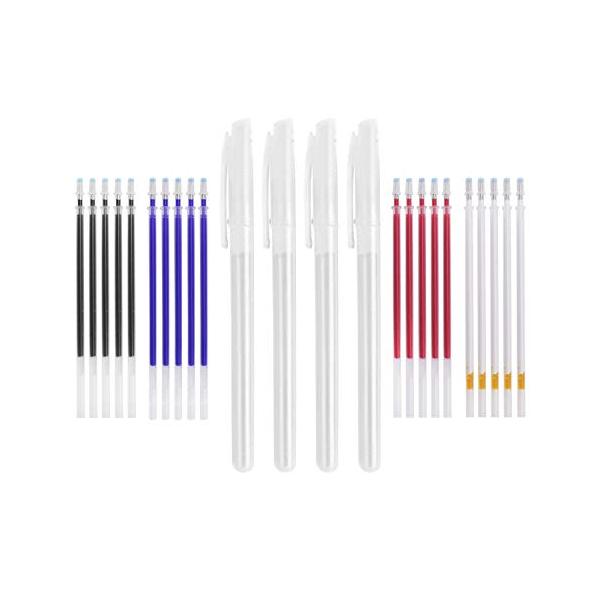 パッケージ個数:1・「仕様」替芯の長さ：13cm、インク長さ：7cm、筆軸の直径：5mm、線の幅：1.0mm、セット内容：黒／赤／白／青替芯各5枚、共20枚、ペン軸4枚付き。・「滑らかに描けるボールペン」ペン先は高硬度の鋼素材を採用され、耐...