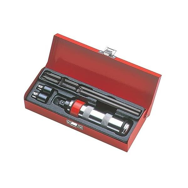 セット品マルチカラー/本体(3分角)+ビット6本組/No.1902・Size:本体(3分角)+ビット6本組Style:セット品・パッケージ個数:1・ハンマーでたたくと先端が回るドライバー・ネジの増し締め、緩めやなめたネジ、錆びたネジ、固着し...