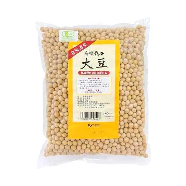 -/1キログラム (x 1)/-・パッケージ個数:1・内容量:1kg・原材料:有機大豆(北海道産)・商品サイズ(高さx奥行x幅):50mm×250mm×195mm・ブラント名: オーサワジャパン・メーカー名: オーサワジャパン
