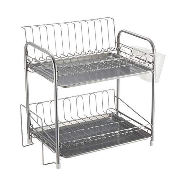 単品シルバー/幅380×奥行295×高さ390mm/HW-7301・Style:単品PatternName:2段・パッケージ個数:1・メーカー型番:HW-7301・サイズ:(約)幅380×奥行295×高さ390mm・重量:(約)1.5kg・...