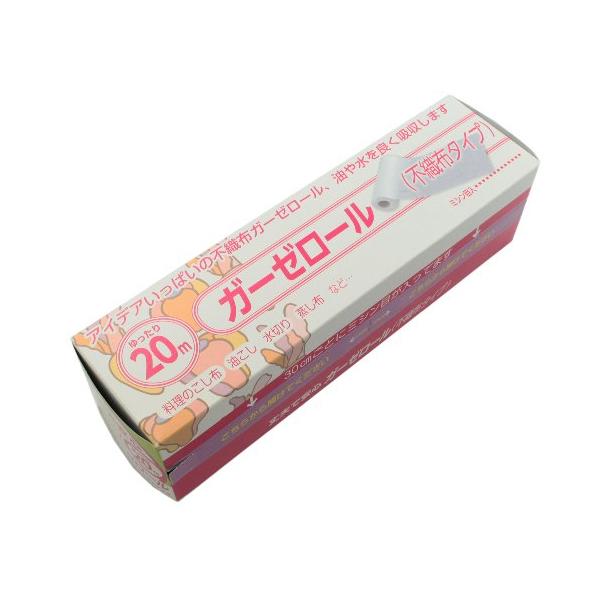 ガーゼロールホワイト/30cm×20m/0・Size:30cm×20m・パッケージ個数:1・本体サイズ:約30cm×20m(1枚あたり:約30×30cm)・本体重量:約262g・素材・材質:レーヨン100%・原産国:日本