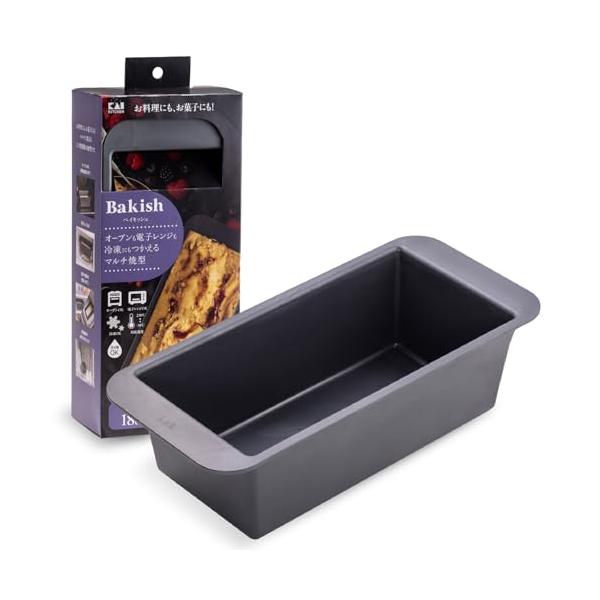 2)パウンド型 18cmブラック/18cm x 9cm x 6cm/000DL7234・Style:2)パウンド型 18cm・パッケージ個数:1・オーブン・電子レンジ・冷凍・冷蔵までマルチに対応お菓子作りだけでなく、お料理にも幅広く使用可能...