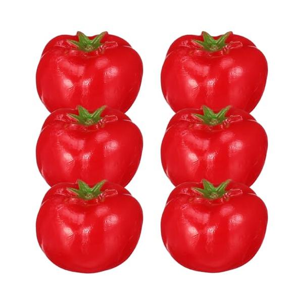 1レッド/3.00X3.00X2.50CM/1・Size:3.00X3.00X2.50CMStyle:1・リアルなシミュレーションデザイン：本製品は実物のチェリートマトを忠実に再現したミニチェリートマトモデルで、装飾やディスプレイに最適なリ...