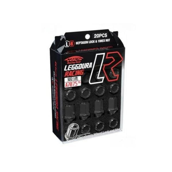 ブラック/M12×P1.5/KIC1K・Color:ブラック・パッケージ個数:1・サイズ: LEGGDURA RACING  M12XP1.5 (br)●フ゛ラック(br)●個数:20P