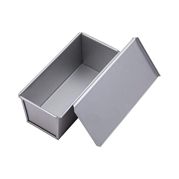 長方形型(1斤)シルバー/長さ23.1cm、幅10.9cm、高さ9.3cm/DL7023・Style:長方形型(1斤)・パッケージ個数:1・ご自宅で手作り食パンを作れるパン焼き型です。・約9×21×8.5cmの食パン（1斤）が焼けます。・サ...