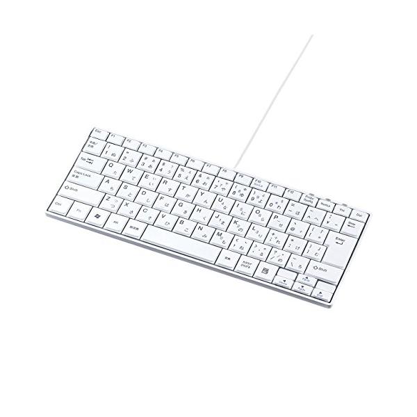 有線ホワイト/テンキーなし/SKB-SL18WN・Color:ホワイトPatternName:単品・パッケージ個数:1・ケーブルは左右真ん中の三方向に固定可能です。・使用しない時は立てて収納することで、デスクスペースを広々と使うことができま...