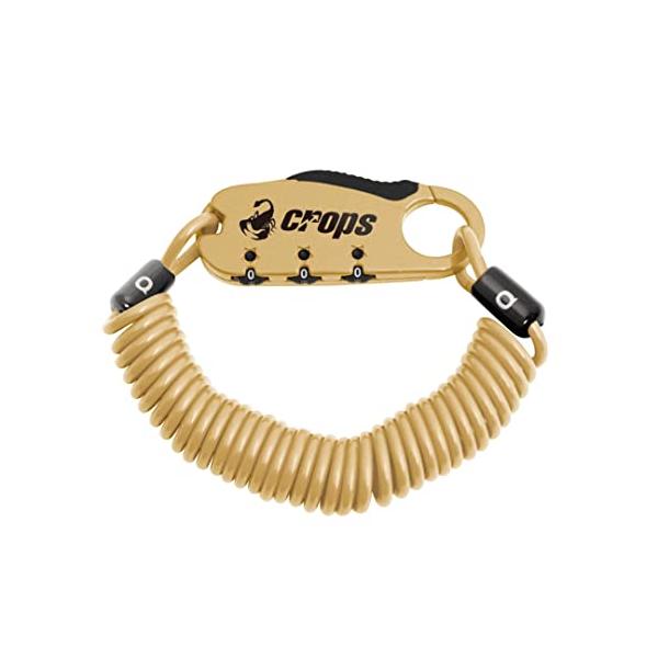 ワイヤーロックグラベルサンド/中/CP-SPD08-34・Color:グラベルサンド・パッケージ個数:1・ロック方式：3桁ダイヤル・ケーブル：3mm × 1800mm・ヘッドサイズ (W×D×H)：71 × 29 × 11mm・重量：93g