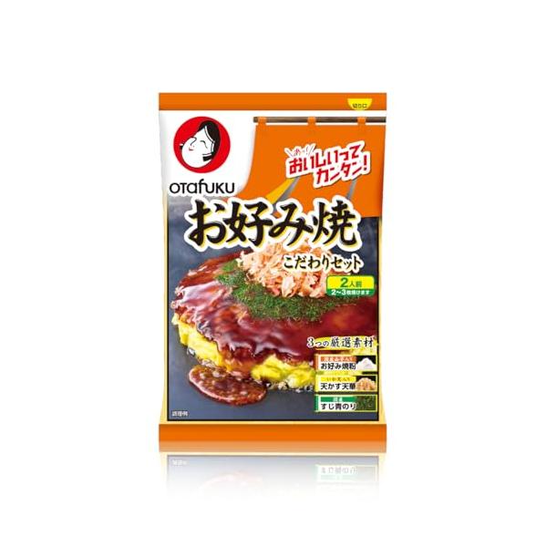 パッケージ個数:4・［お好み焼粉］小麦粉（国内製造）、やまいも粉、昆布エキス粉末、食塩、砂糖、植物油脂、かつおエキス粉末、いわし節粉末、さば節粉末、かつお節粉末／ベーキングパウダー、調味料（アミノ酸等）、乳化剤、増粘剤（キサンタン）、（一部...