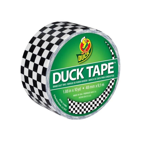 Uniquely designed/1.88インチ x 10ヤード/280410・パッケージ個数:1・Checker Duck Tape・Birthday Party Supplies・Includes (1) roll of duck t...