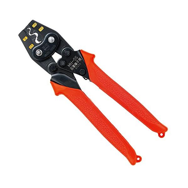 MH-5Sredblack/全長:176mm/MH-5S・パッケージ個数:1・全長:176mm・質量:240g・適用サイズ:1.25、2、3.5、5.5・仕様:圧着マーク、軽量、ミニ、端子仮押さえ・適用端子:裸圧着端子・スリーブ用