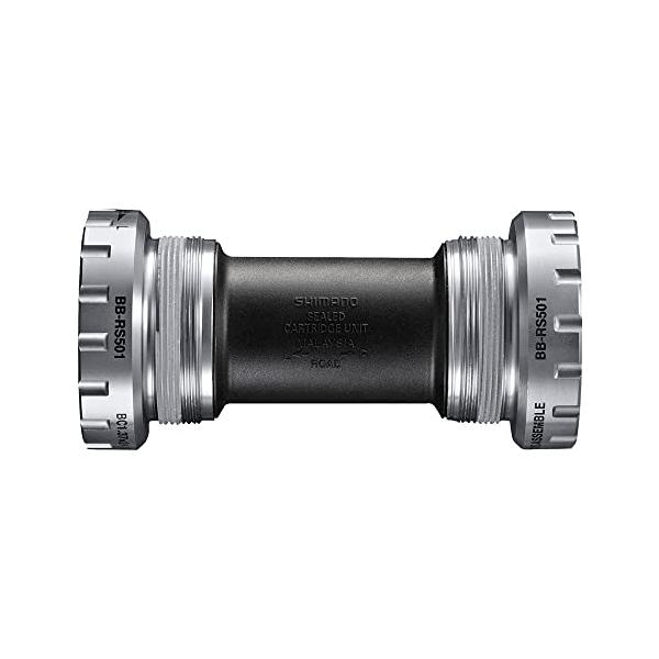 モダンシルバー/-/EBBRS501B・パッケージ個数:1・シマノ(SHIMANO) BB-RS501 68ｍｍ BSA ROAD用 EBBRS501B