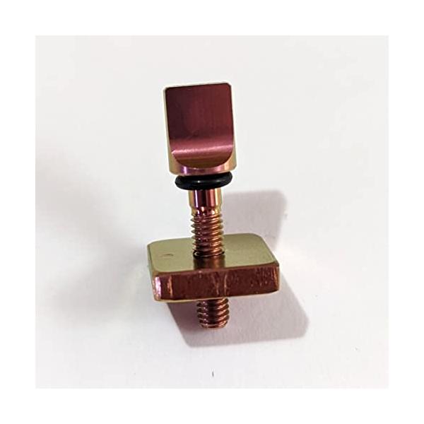 1個セットローズ/1個セット/-・Color:ローズ・塩水に強くとても軽いチタン製です。・ネジ部 ：3.9mm (φ) x 19mm (L)・ナット部：14.5mm x 14.5mm x 3.6mm (WxLxH)・工具不要 フィン スクリ...