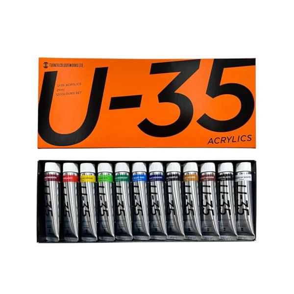 12色セットマルチカラー/12色/UA02012C・Style:12色セット・サイズ:275×22×21mm・性質:乾燥後耐水性・内容:20mlアクリル絵具12色・重量:570g・素材:アクリルエマルジョン・顔料・添加剤・水