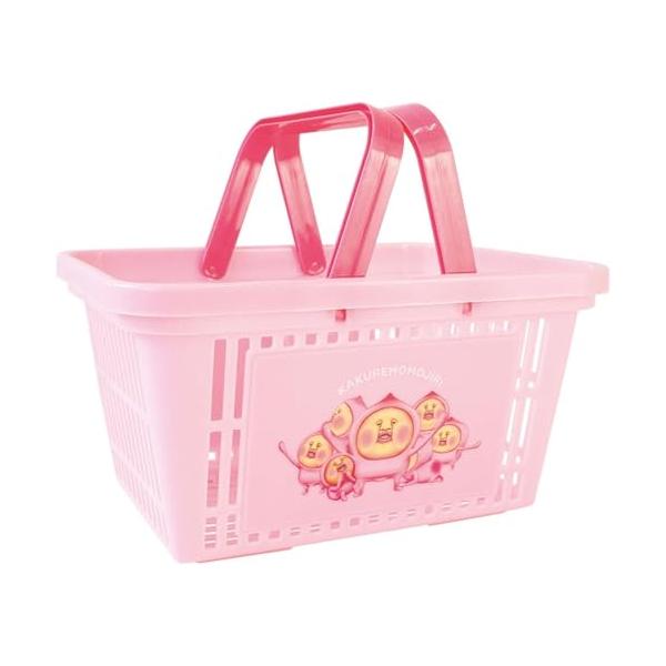 キャラクターカクレモモジリ/サイズ：約H130×W249×D180mm/KD-5545080KM・パッケージ個数:1・可愛いキャラクターをあしらったバスケットです・こびとづかんのミニバスケットです・高さ130ｍｍ 幅249ｍｍ 奥行き180ｍｍ