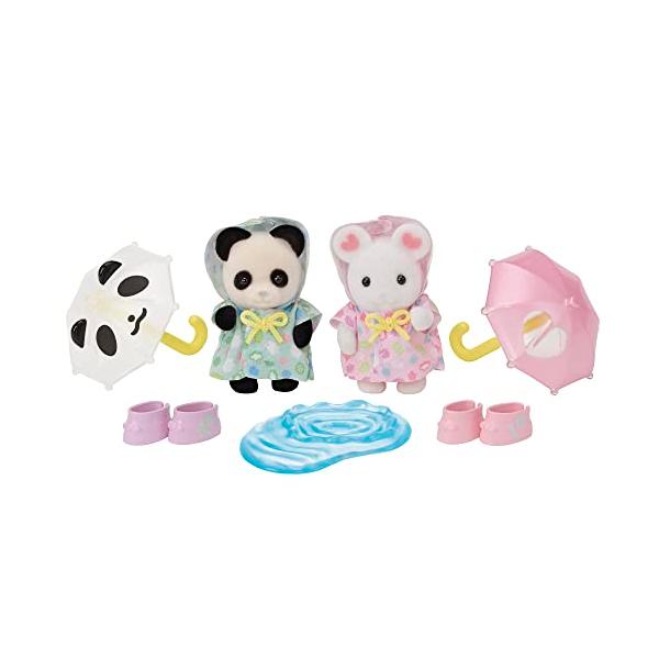 なかよし赤ちゃん -雨ふり-/1個 (x 1)/-・Color:なかよし赤ちゃん -雨ふり-・パッケージ個数:1・ほいくえんにぴったりの、雨がテーマの赤ちゃんふたりセットです。・かわいいかさや長ぐつ、水たまりで雨の日のお散歩シーンを楽しむこ...