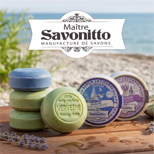 南仏生まれのナチュラルソープ香りに癒され、肌に触れて満たされる肌にも心にもまっすぐ届く、本物のケアを。容量：100ｇサイズ:Φ75×H40mm原産国:フランス2024年、Grasse Expertiseの認証取得世界が認めたグラースの伝統的...