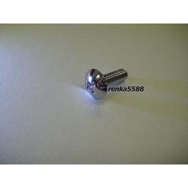 ■商品番号FAN-054■商品概要商品内容 :日本製 メッキ クローム トラスネジ M6×18適合車種 :汎用       熱や衝撃強い鉄製、クロームメッキ処理、品質の良い日本製のトラスネジです。寸　　法：M6×18 P1.0 フロントカウ...