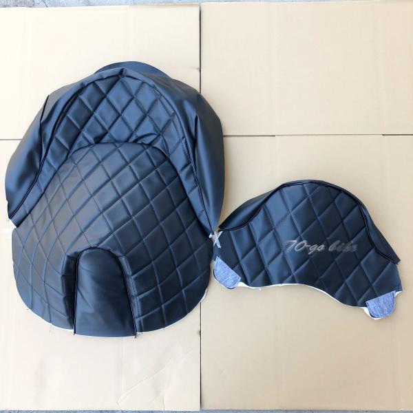 ■商品番号FOR-048■商品概要商品内容：エナメル ダイヤ柄 張替え シートカバー　マットブラック　　■適合車種▼ホンタ適合車種: フォルツア MF10注意：当商品は張替え用シート皮です、専用の道具が必要為、バイク屋で張替え勧めいです。■...