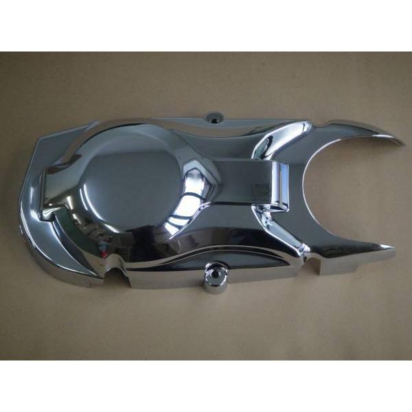 ■商品番号SKY-007■商品概要商品内容：プーリーケースカバー カラー色：メッキ■適合車種▼ヤマハ適合車種: スカイウェーブ 250 CJ41A CJ42A CJ43A■注意事項(1)商品は新品ですが、製造過程、輸送、保管などの時若干のキ...