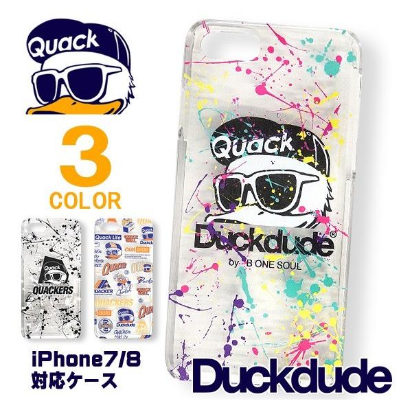 ■商品名 『 DUCK DUDE iPhoneケース ダックデュード iPhone7/8 クリアケース 』商品番号 ACCE-045商品説明DUCKDUDE by B-ONE-SOUL ダックデュード バイ ビーワンソウルのiphoneケー...
