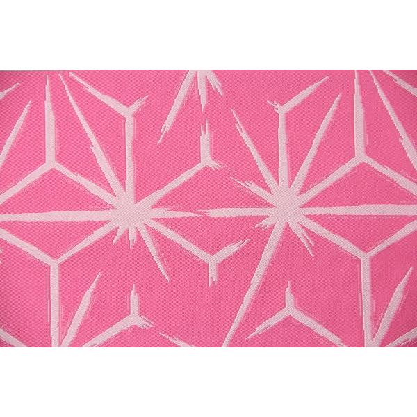 【夏物・浴衣用　単衣用】<br>ピンク　破れ麻葉文