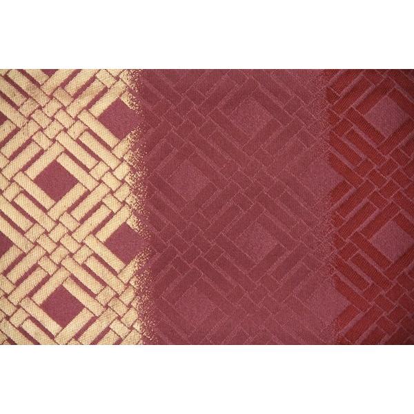 赤色地　薄ピンク地　金色　格子文　井桁　チェック柄