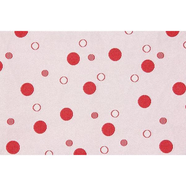 白地　赤　水玉文　ドット柄　丸文　スイート系