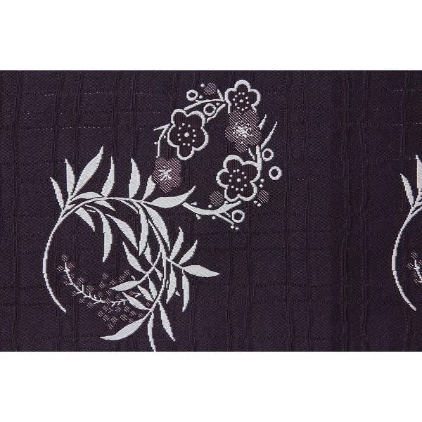 紫地　丸文　花輪文　梅