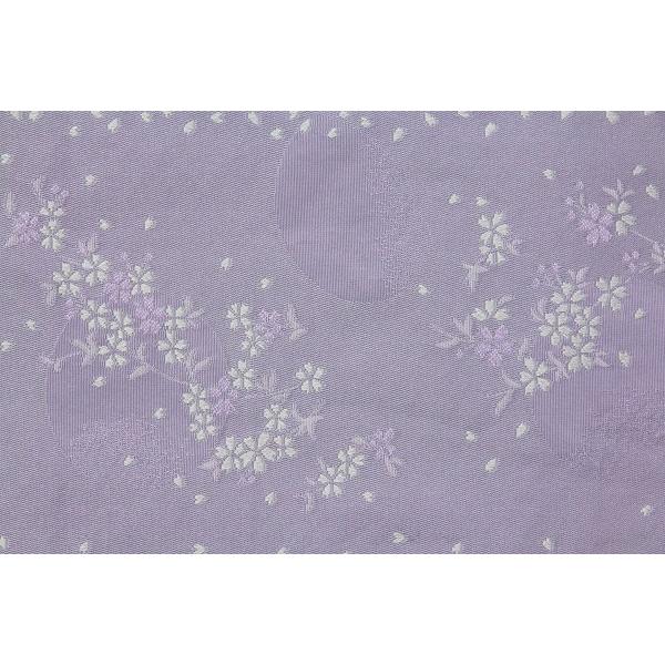 うす紫地　小花